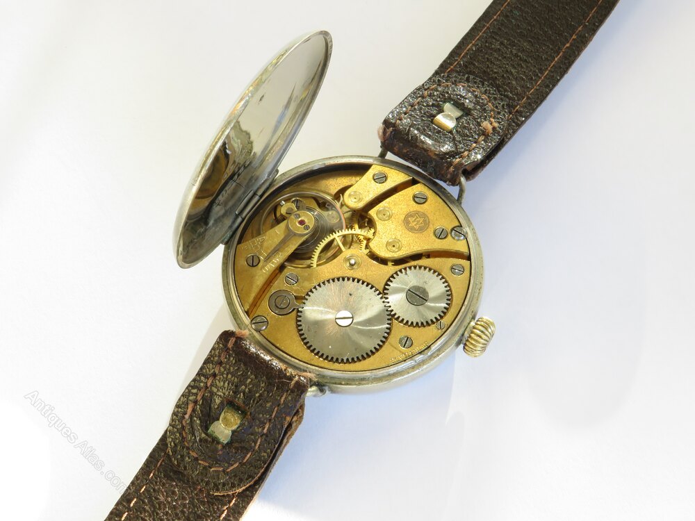 Antiques Atlas - Gents Large Antique West End Watch Co Wrist Watch ...