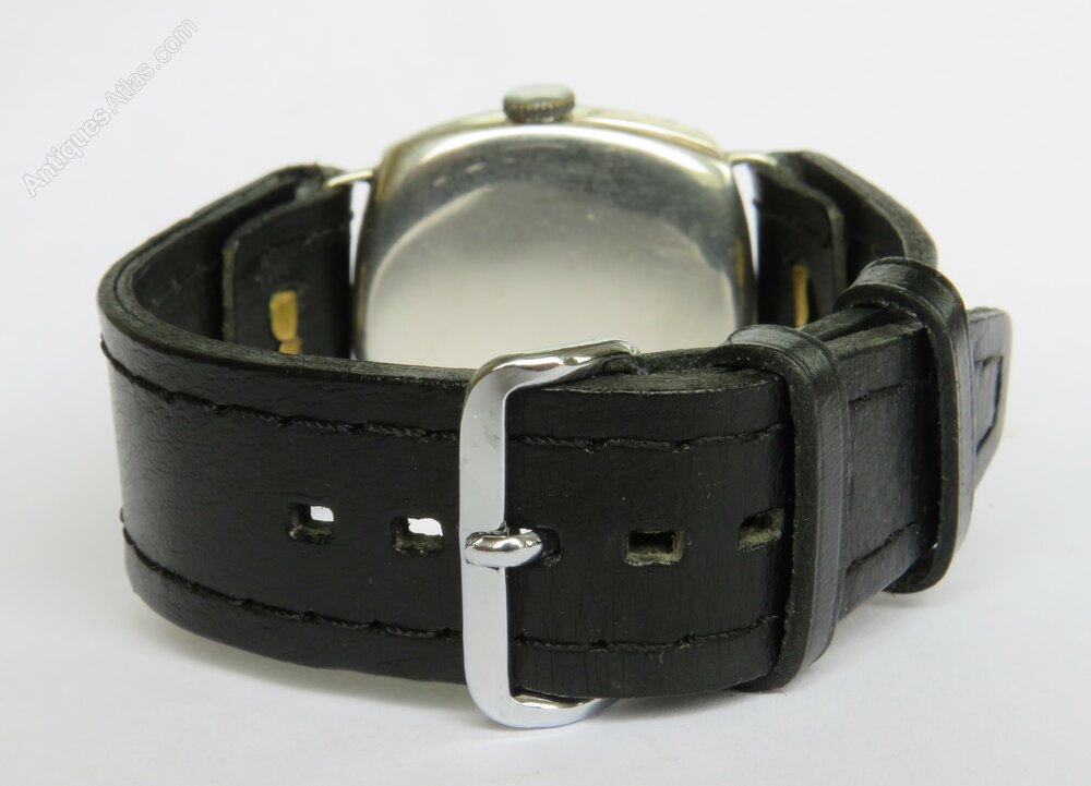 Antiques Atlas - Gents Silver Vertex Wrist Watch, 1929 as170a13386