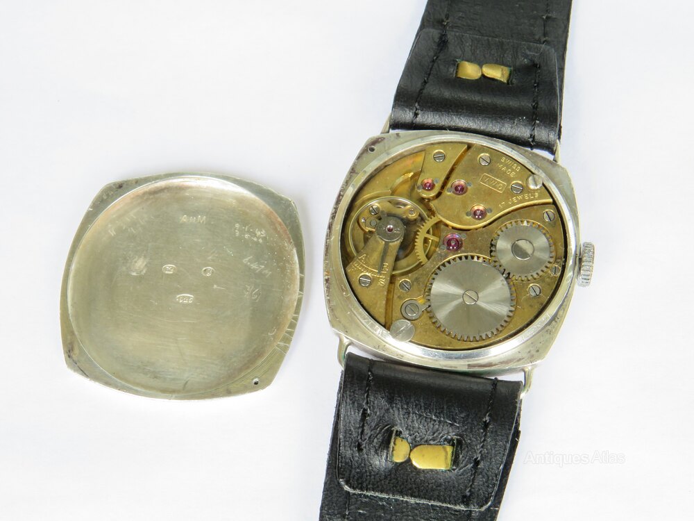 Antiques Atlas - Gents Silver Vertex Wrist Watch, 1929 as170a13386