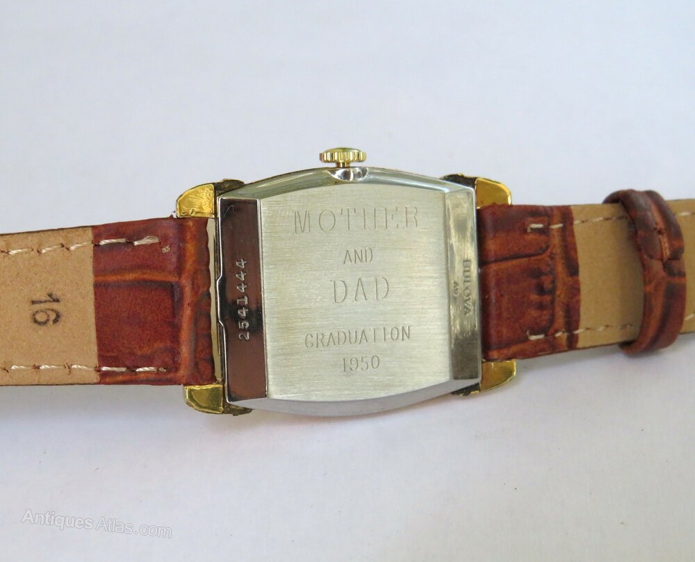 Antiques Atlas - Mid-size Bulova Engineer Wrist Watch, 1950 as170a12759