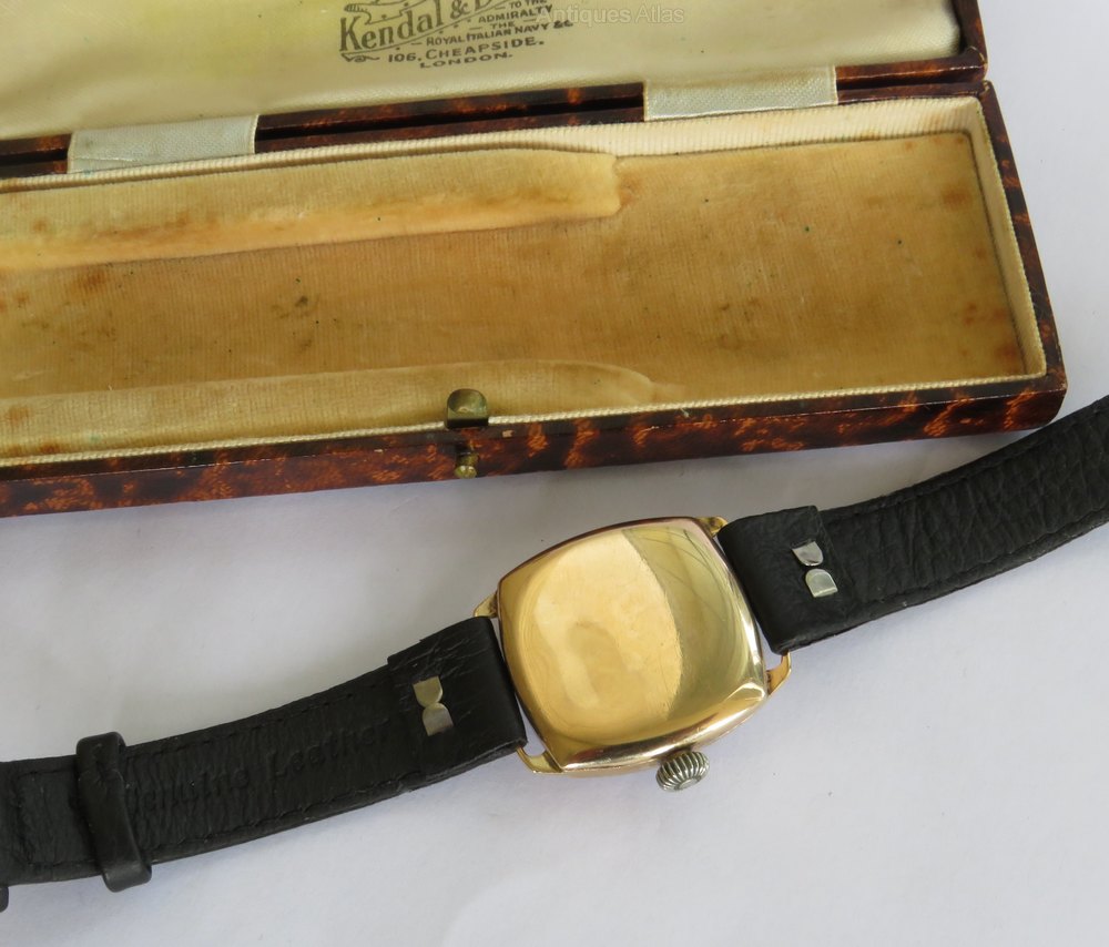 Antiques Atlas - Rare 9ct Rose Gold Waltham Chevalier Watch, 1930 ...