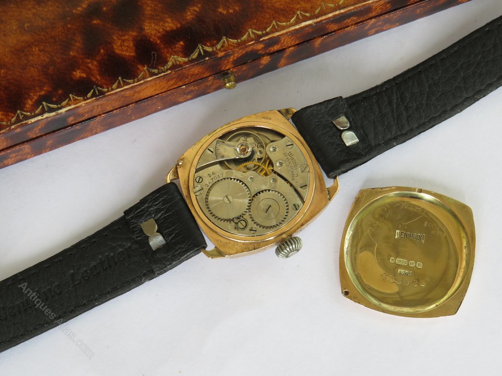 Antiques Atlas - Rare 9ct Rose Gold Waltham Chevalier Watch, 1930 ...