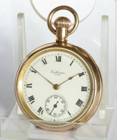 Antiques Atlas - Small Antique Waltham Fob Watch, 1908