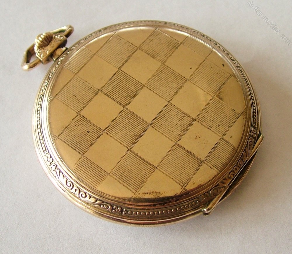 Antiques Atlas - Unusual 1930s Harlequin Full Hunter Pocket Watch