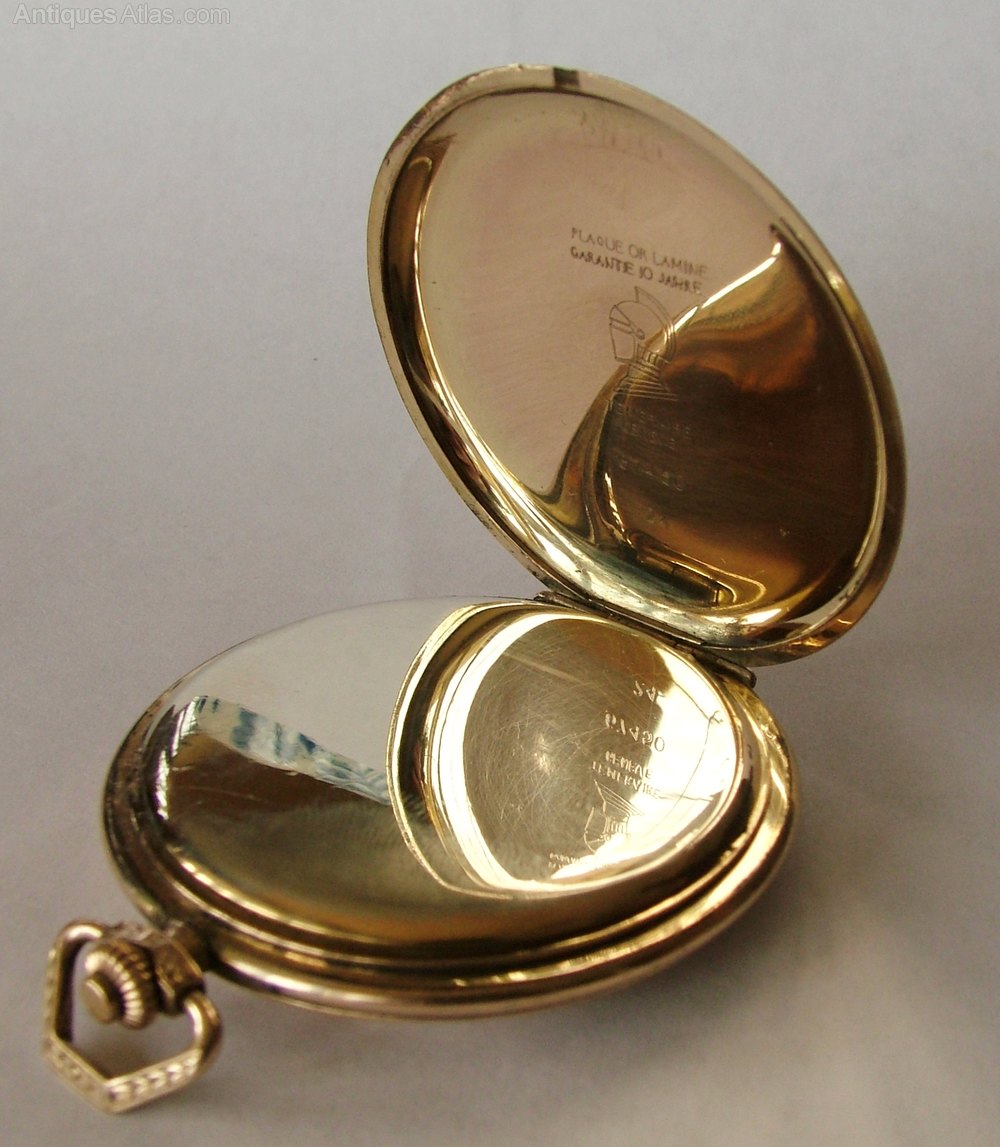 Antiques Atlas - Unusual 1930s Harlequin Full Hunter Pocket Watch