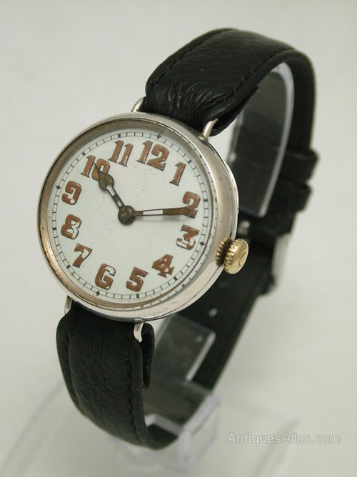 Antiques Atlas - WW1 Silver Marconi Trench Watch, 1914
