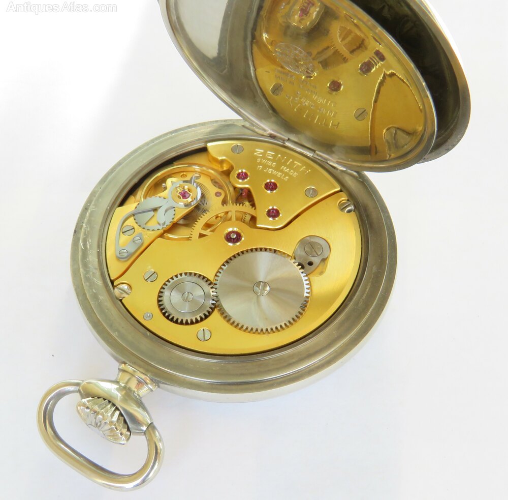Antiques Atlas - Zenith Pocket Watch, Turkish Railways, 1969 as170a14059