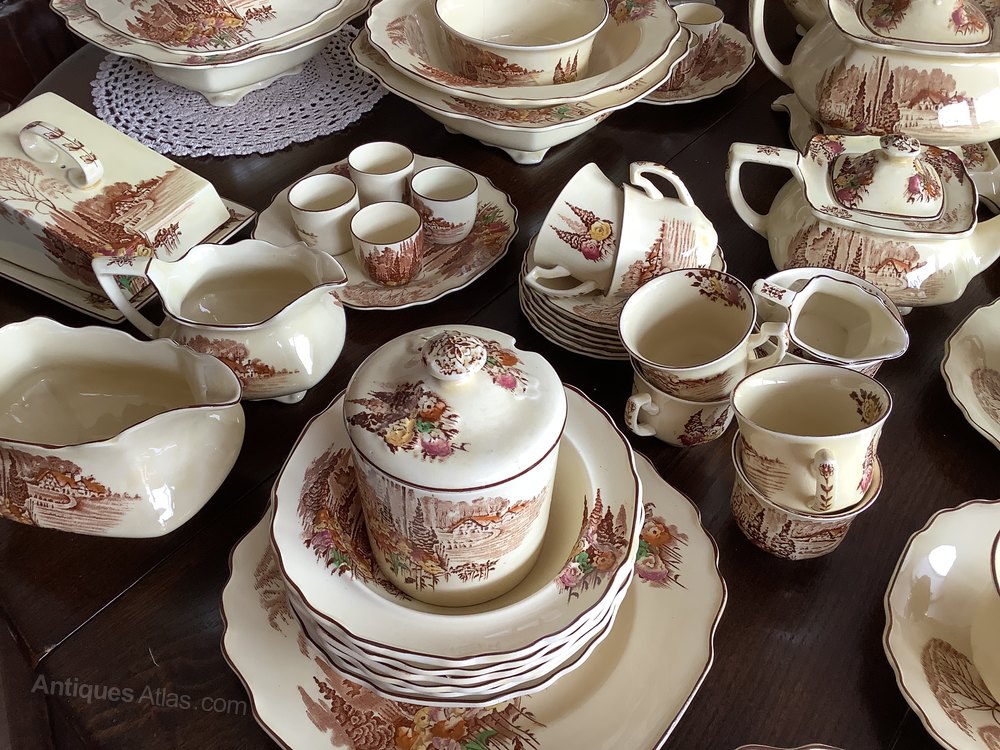Antiques Atlas - A LOT Of MYOTT Table Ware! 64 Pieces.