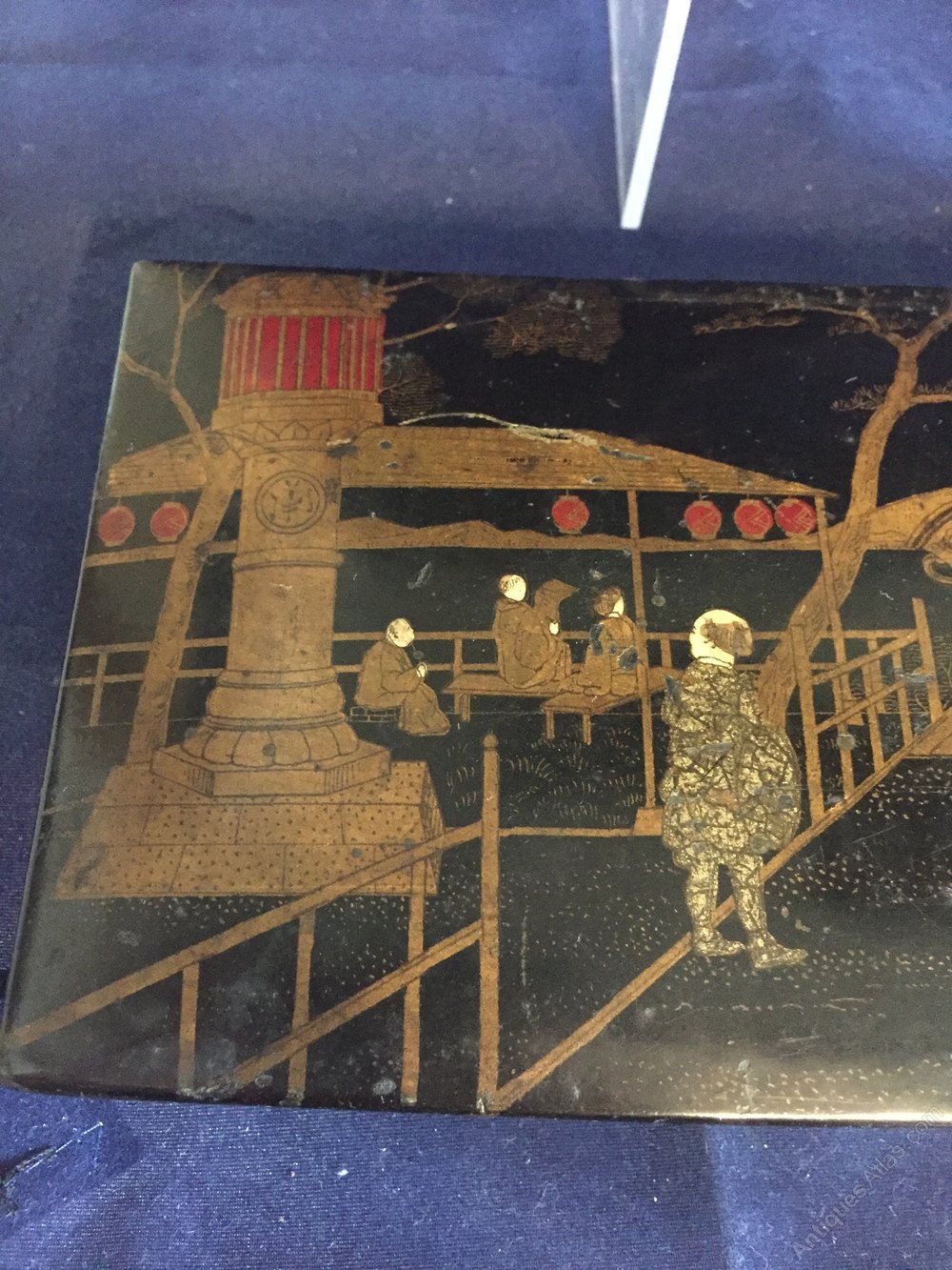 Antiques Atlas - Japanese Papier Macho Box For Playing Cards