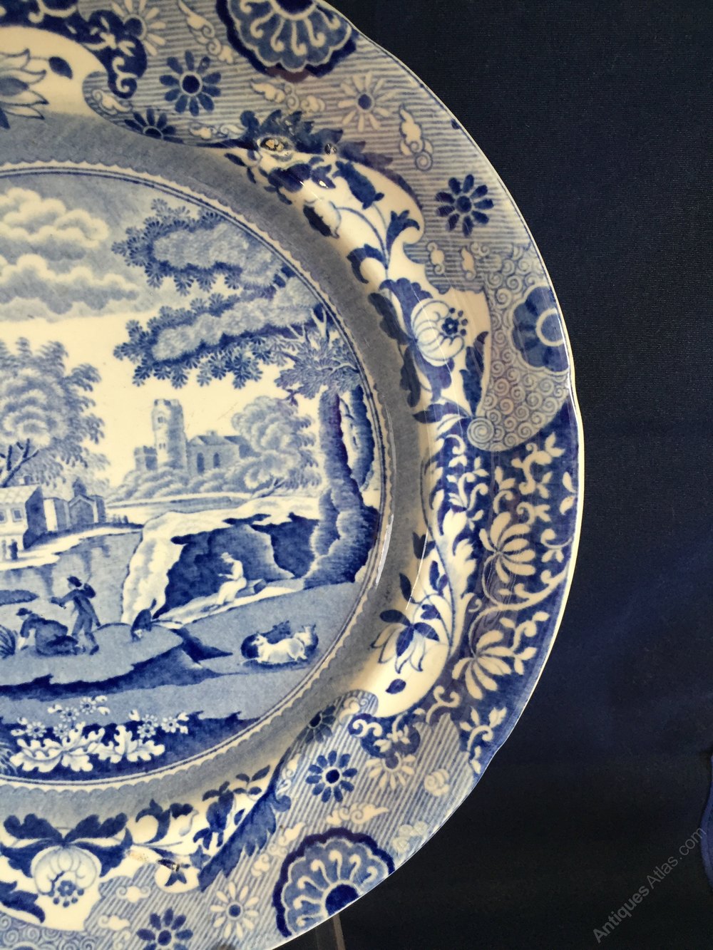 Antiques Atlas - Spode Pearlware Pottery Plate Italian Pattern