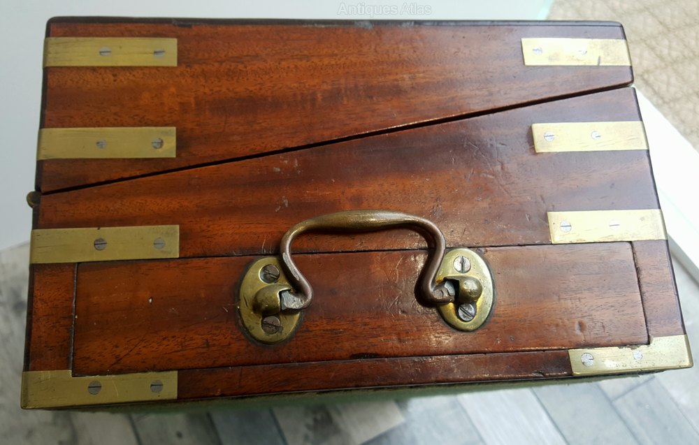 Antiques Atlas - Victorian Campaign Writing Slope