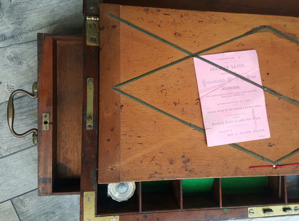 Antiques Atlas - Victorian Campaign Writing Slope