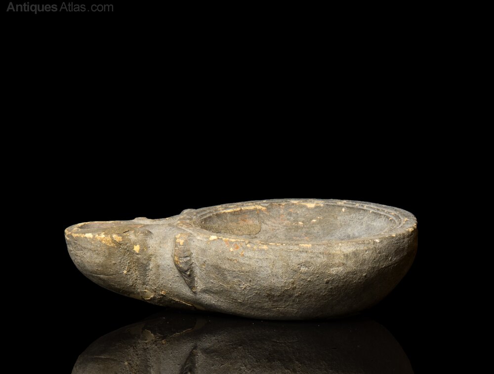 Antiques Atlas - Roman 1st Century Oil Lamp as1213a072 / K250