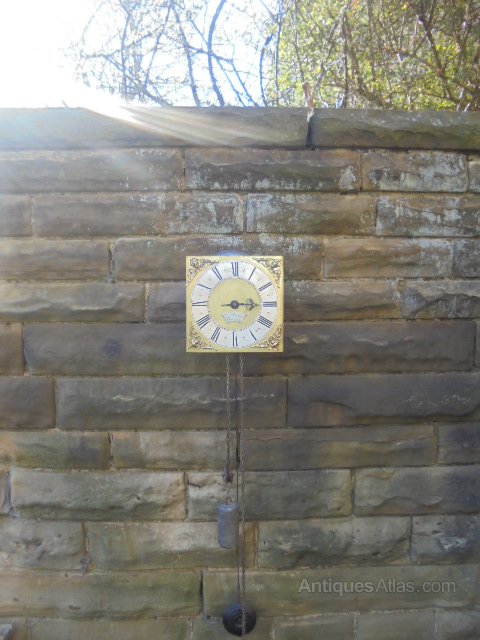 Antiques Atlas - Antique Hook & Spike Wall Clock Thomas Baxter