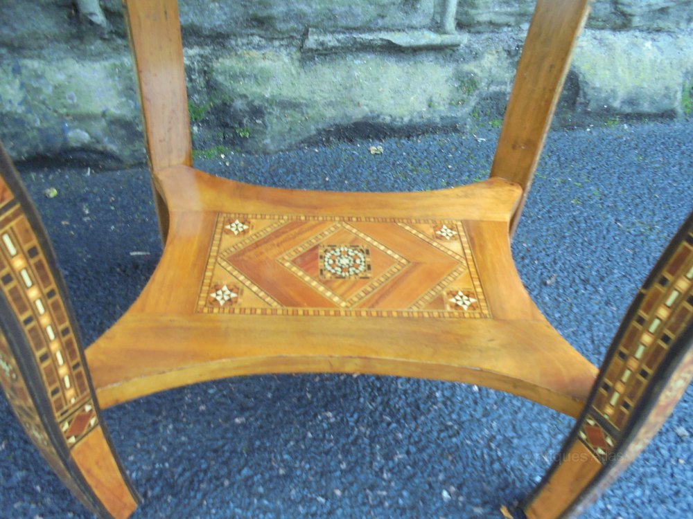 Antique Inlaid Syrian Coffee Table - Antiques Atlas