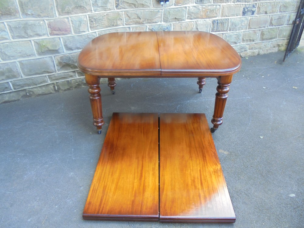 Antique Mahogany Extending Wind Out Dining Table - Antiques Atlas