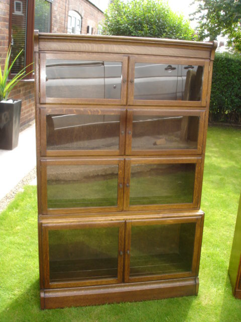 Antique Oak Minty Stacking Bookcase Globewernicke - Antiques Atlas