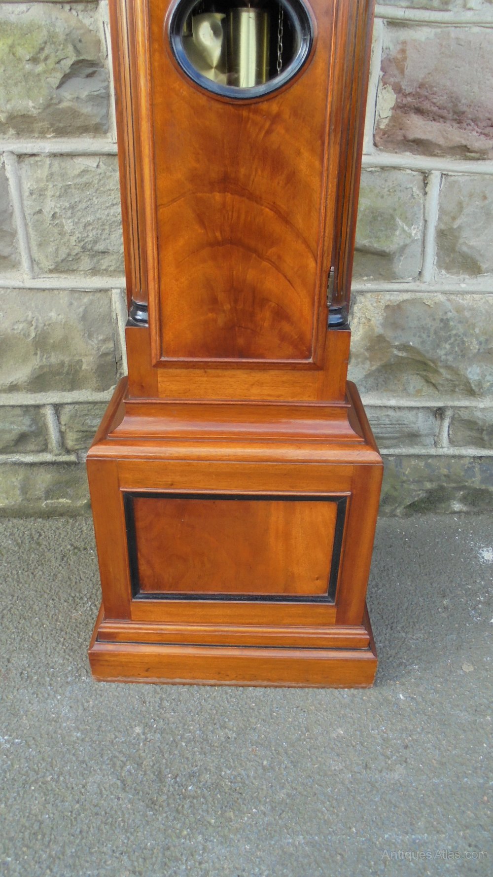 Antiques Atlas - Mahogany Triple Weight Driven Grandmother Clock