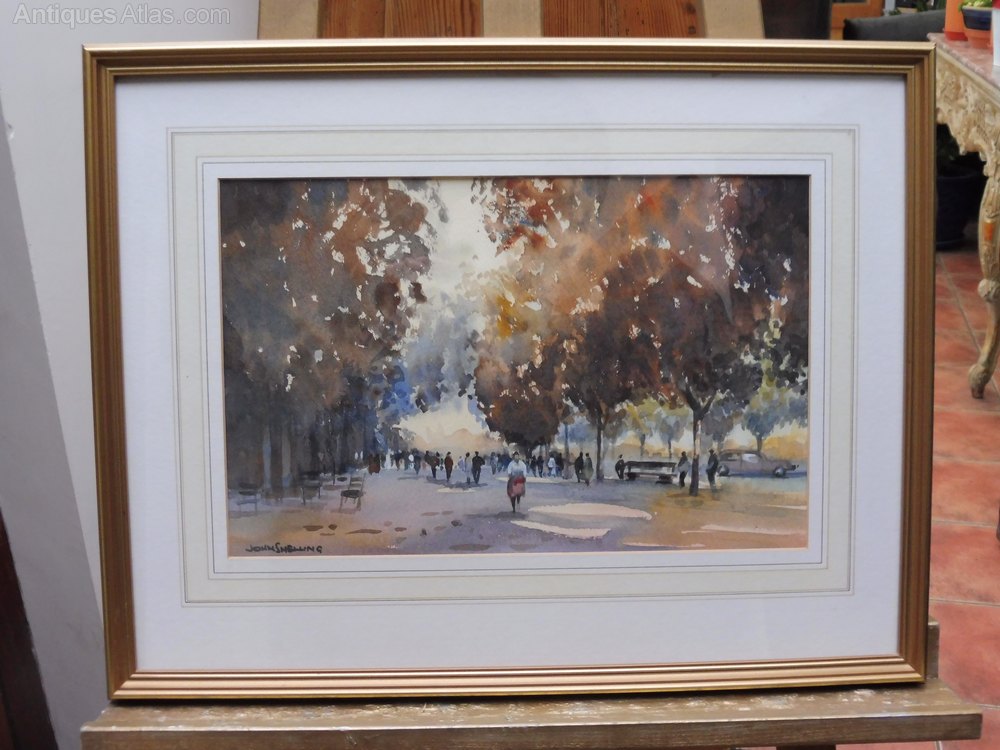Antiques Atlas - A Park In London Listed Artist John Snelling