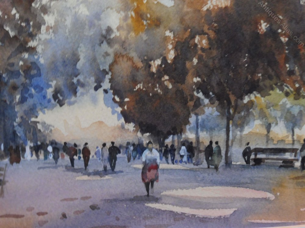 Antiques Atlas - A Park In London Listed Artist John Snelling