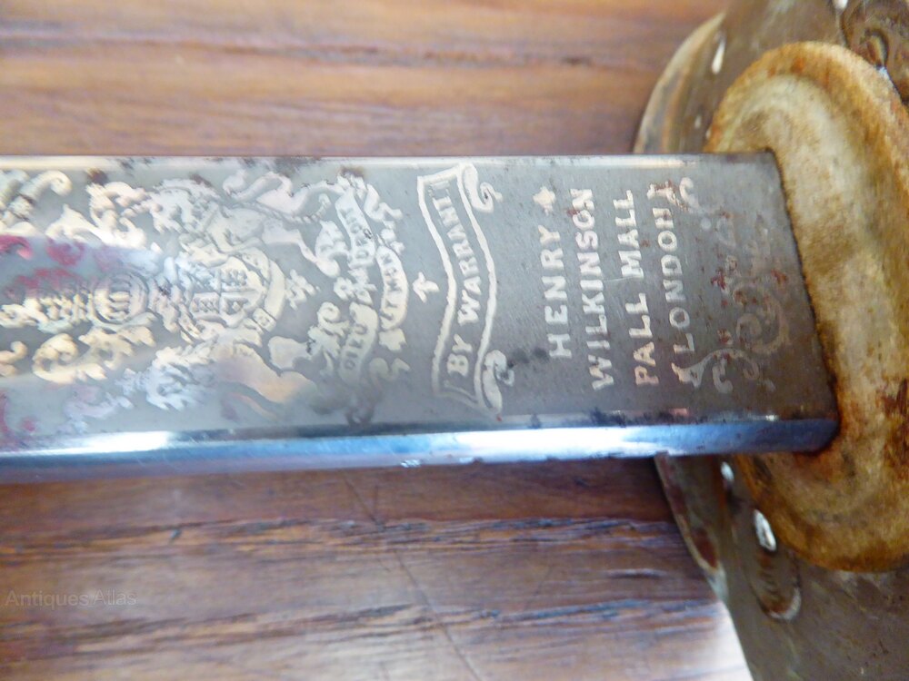 Antiques Atlas - Four Antique Swords One Wilkinson Need Some TLC ...