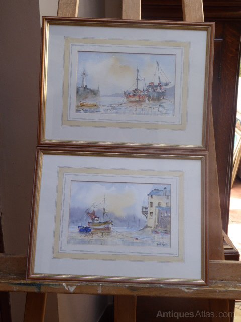 Antiques Atlas - Fowey And St Ives Light Exh Artist Renee Nash
