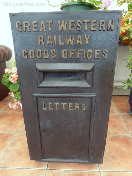 Antiques Atlas - Great Western Railway Goods Office Post Box 1900