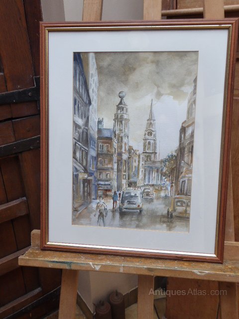 Antiques Atlas - Saint Martins Lane View Artist George Rennie