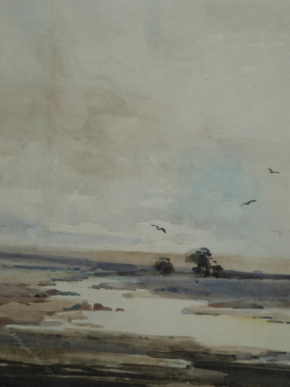 Antiques Atlas - Mudflats Listed Artist J S C McEwan Brown 1930,s