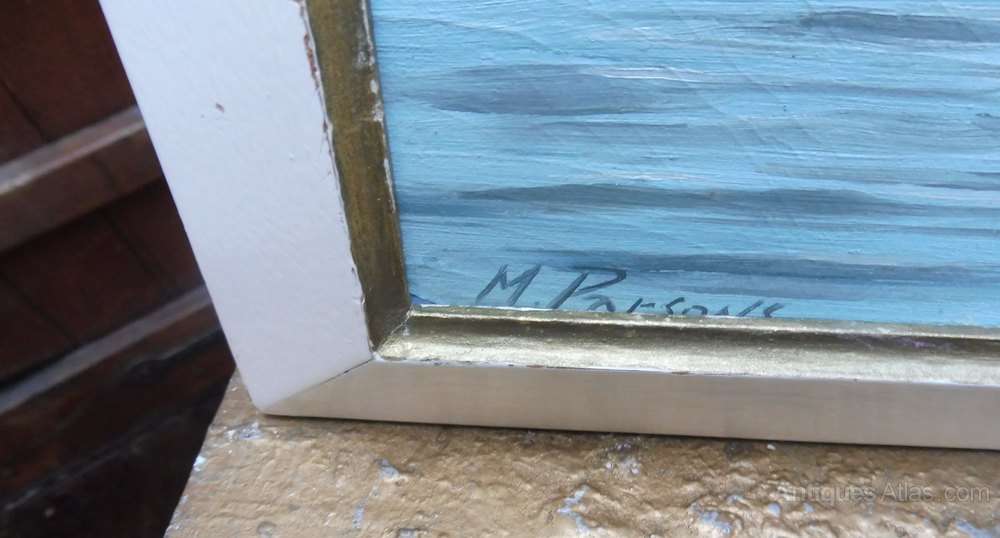 Antiques Atlas - Oil Shoreham Listed Artist Max Parsons A.R.C.A