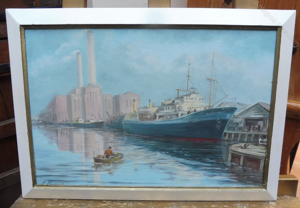 Antiques Atlas - Oil Shoreham Listed Artist Max Parsons A.R.C.A