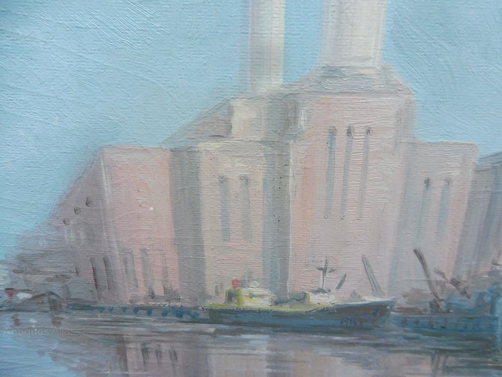 Antiques Atlas - Oil Shoreham Listed Artist Max Parsons A.R.C.A