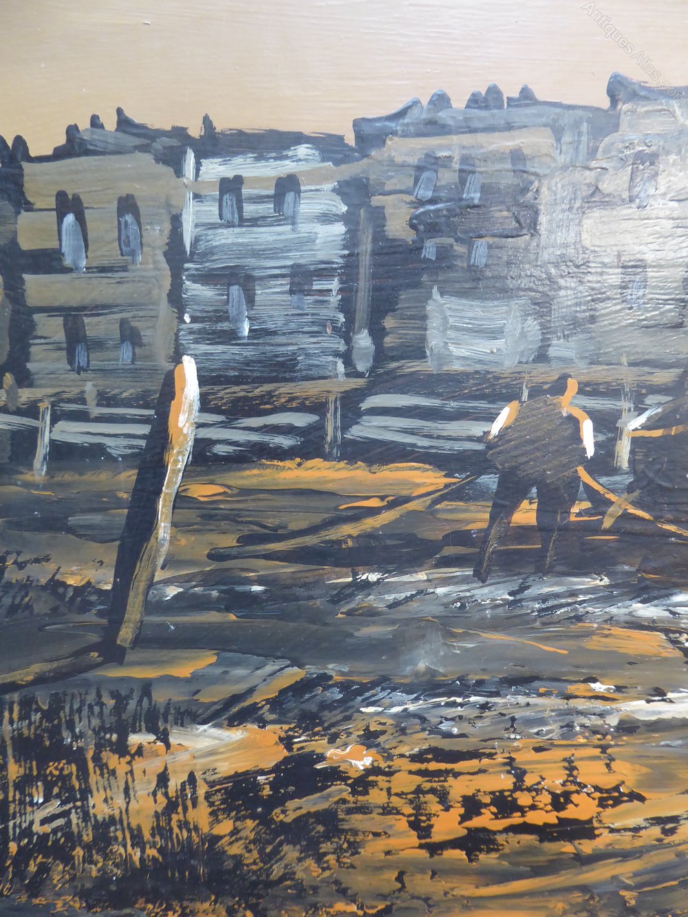 Antiques Atlas - Oil Riverside View Listed Artist Edward Elliot