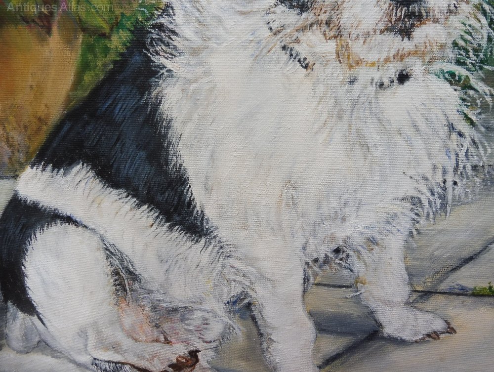 Antiques Atlas - Oil Study Of George Artist Yvonne J Hughes