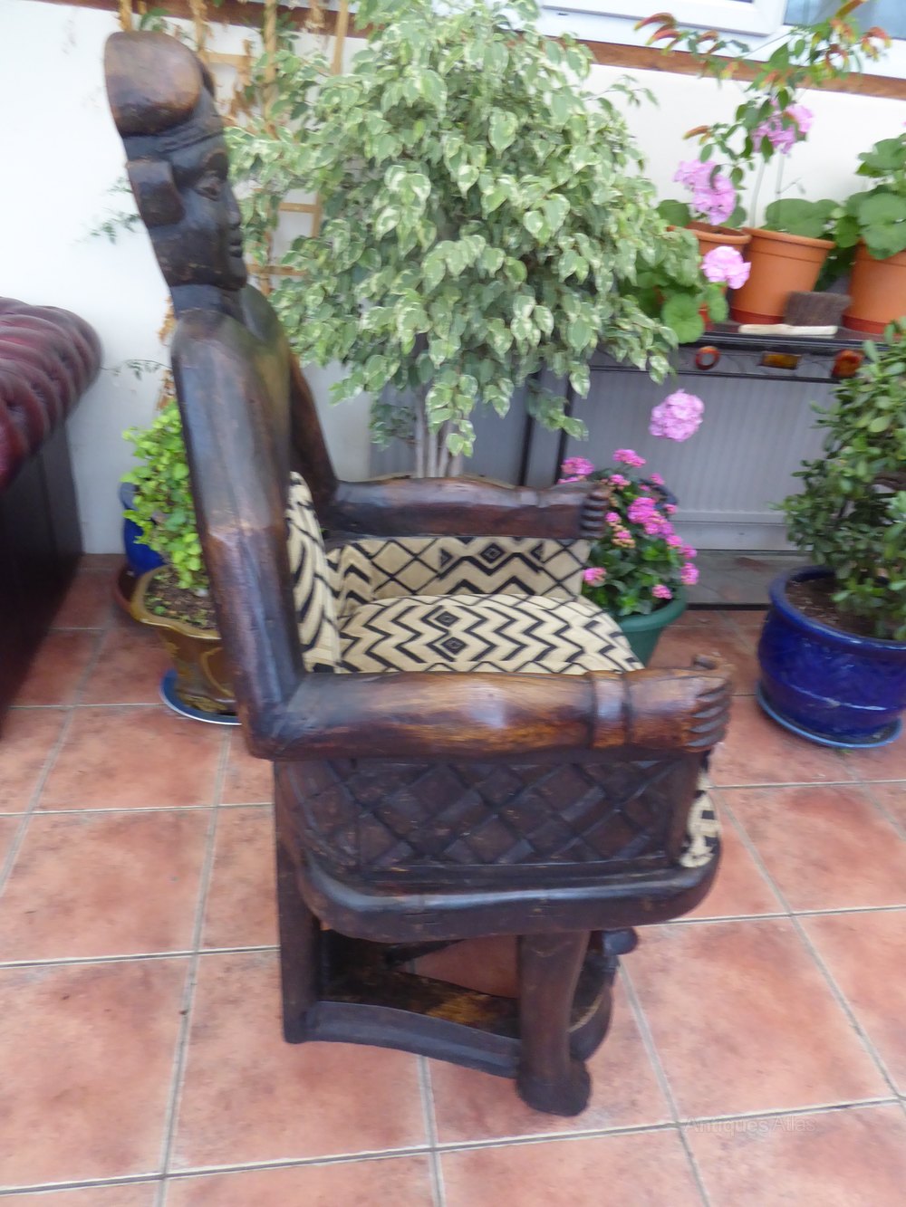 Antiques Atlas - Rare African Tribal Throne Chair 1930,s