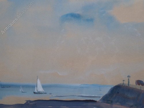 Antiques Atlas - Seascape Broadstairs Listed Artist Jean Alexander