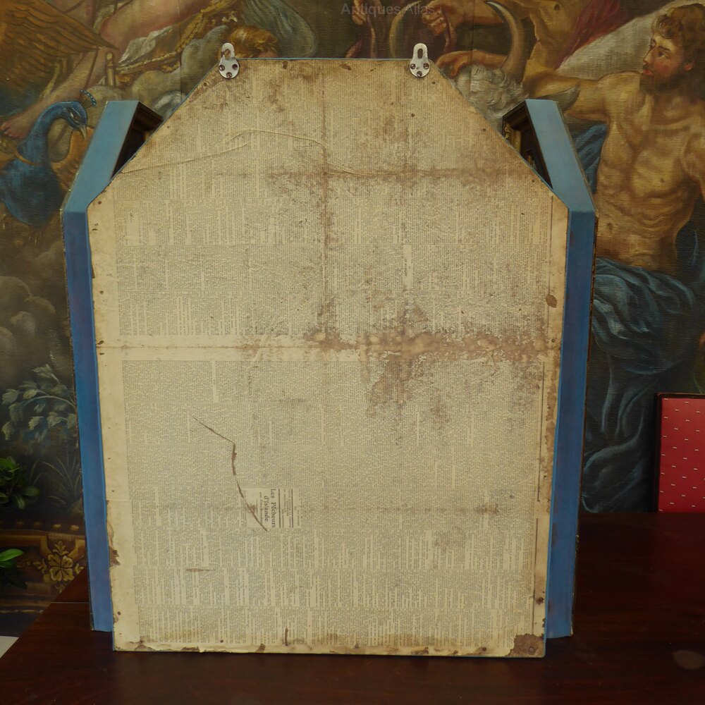 Antiques Atlas - Triptych Mirror Large Wallhanging / Dressing Table ...
