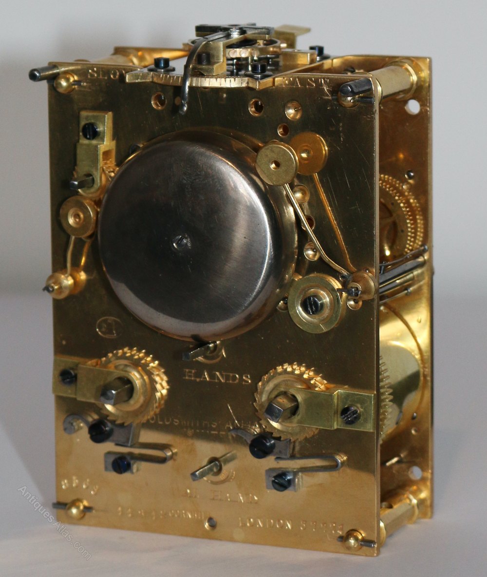 Antiques Atlas - Drocourt Engraved Repeater Carriage Clock 1840 as915a080