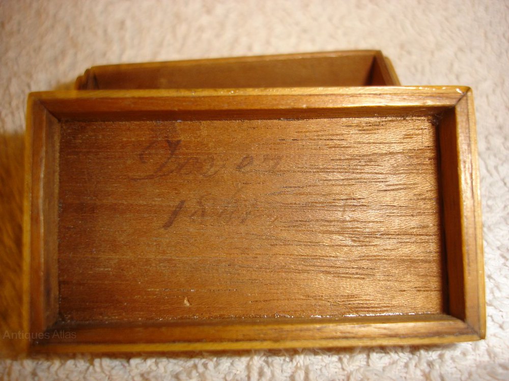 Antiques Atlas - Tunbridge Ware Double Stamp Box