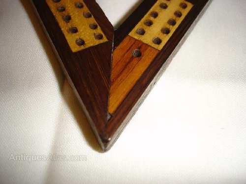 Antiques Atlas - Victorian Triangular Crib Board