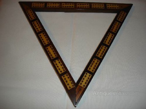 Antiques Atlas - Victorian Triangular Crib Board