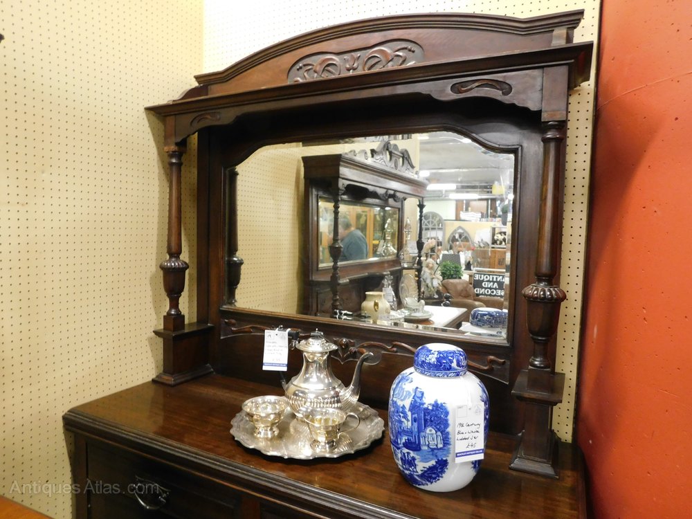 Edwardian Mirror Backed Sideboard - Antiques Atlas