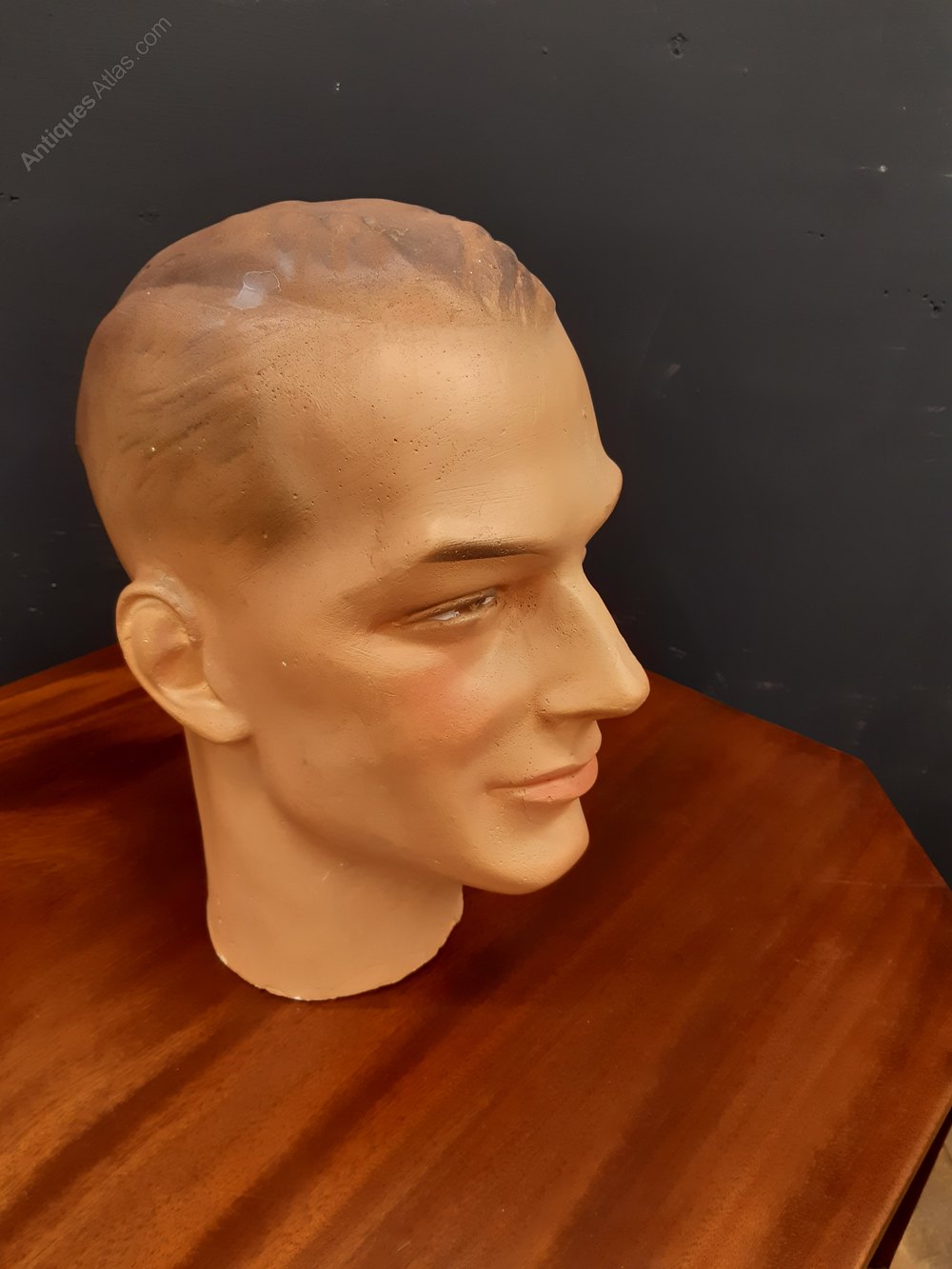 Antiques Atlas - Male Head Shop Display