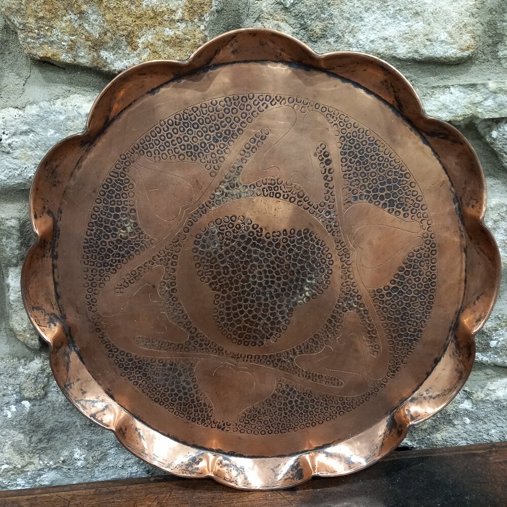 Antiques Atlas - Arts And Crafts Copper Flagon /Jug And Tray as035a1470