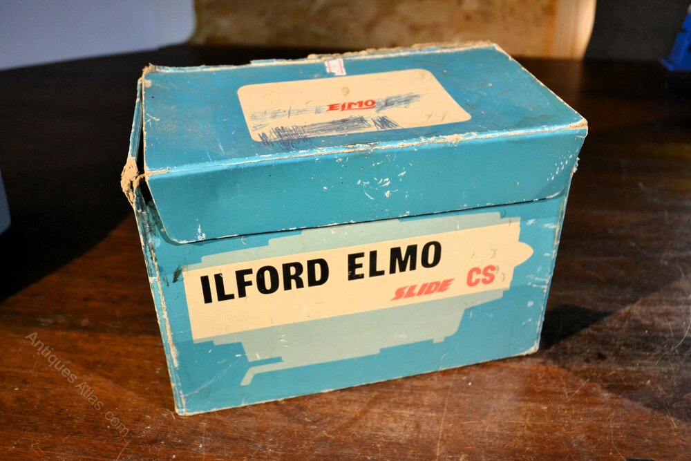 Antiques Atlas - Ilford Elmo Vintage CS Slide Projector. Working.