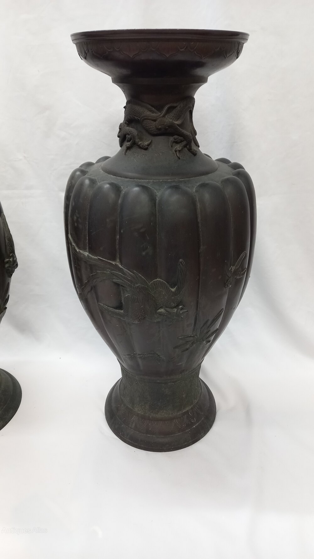 Antiques Atlas - Very Large Meiji Period Bronze Vases. as1178a410