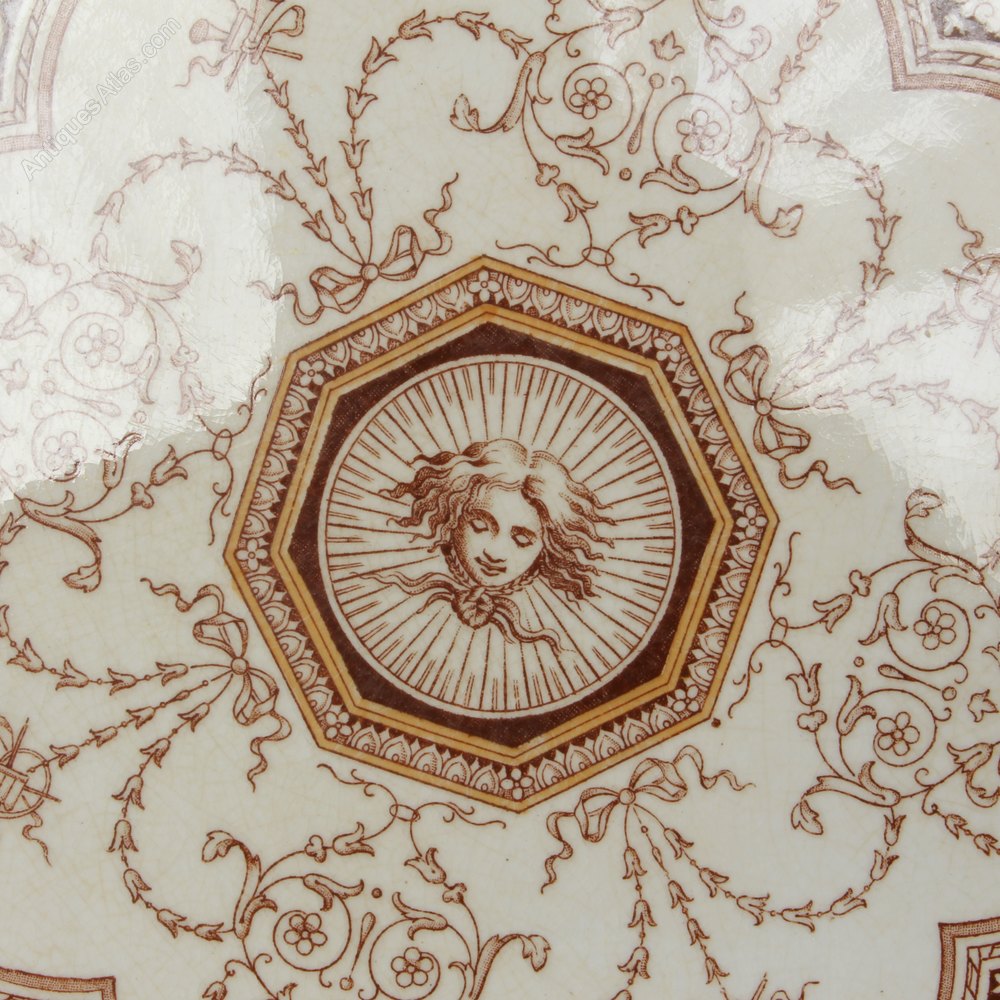 Antiques Atlas - Minton Octagonal 'Holland' Pattern Plate Date 1882 ...