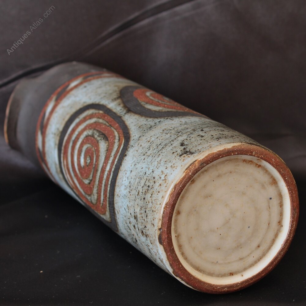 Antiques Atlas - Vintage Briglin Studio Pottery Tall Coffee Pot