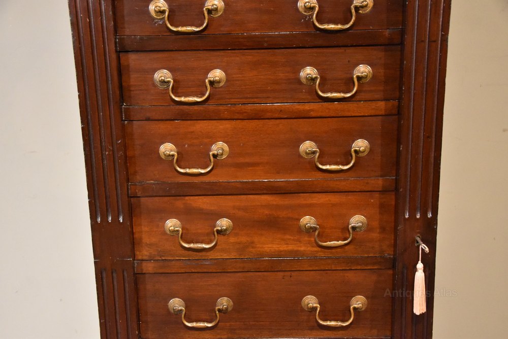 Edwardian Mahogany Wellington Chest Lock And Key - Antiques Atlas