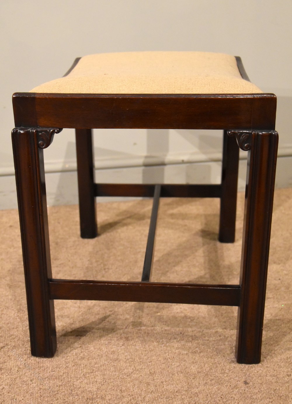 George III English Mahogany Stool - Antiques Atlas